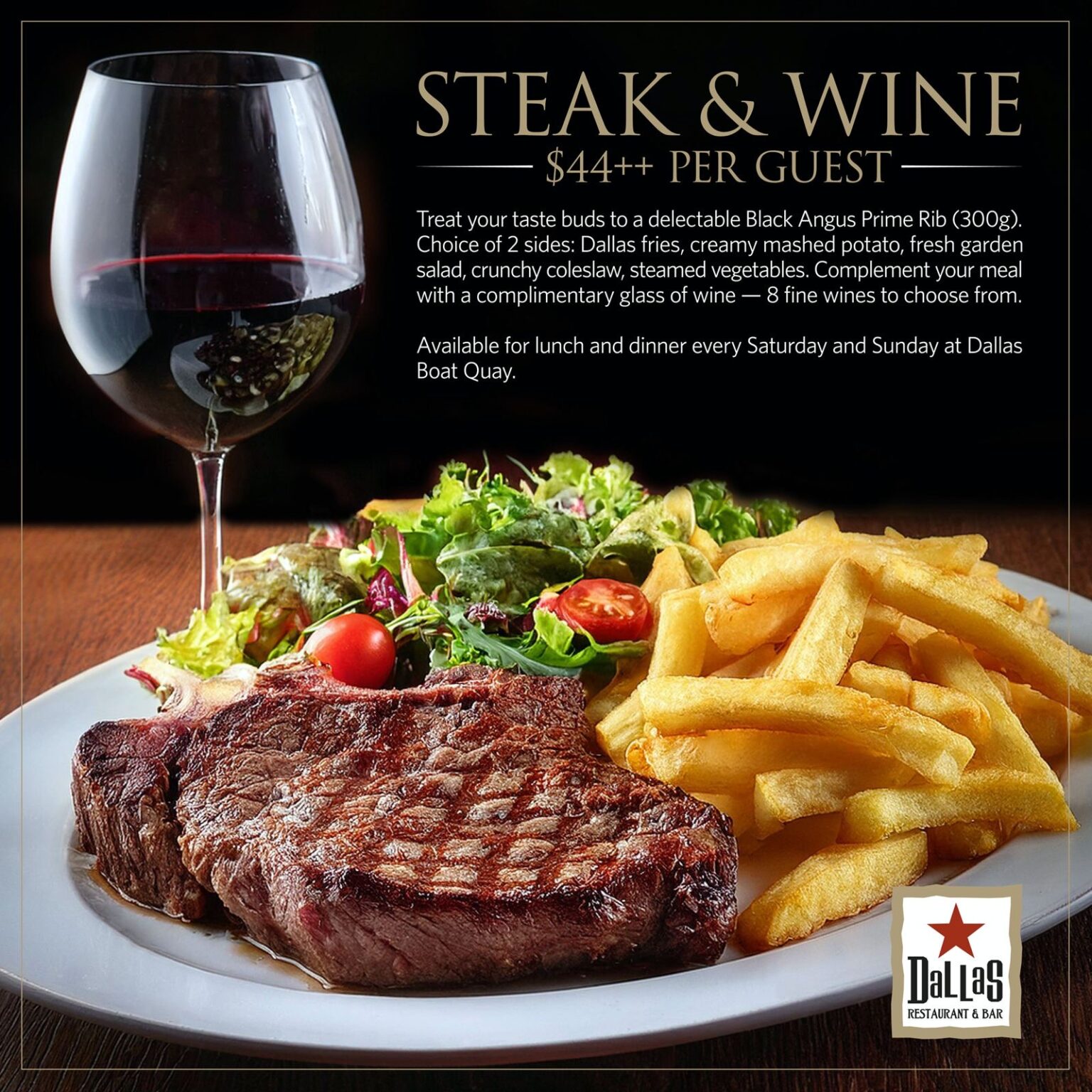 BQ Steak & Wine • Dallas